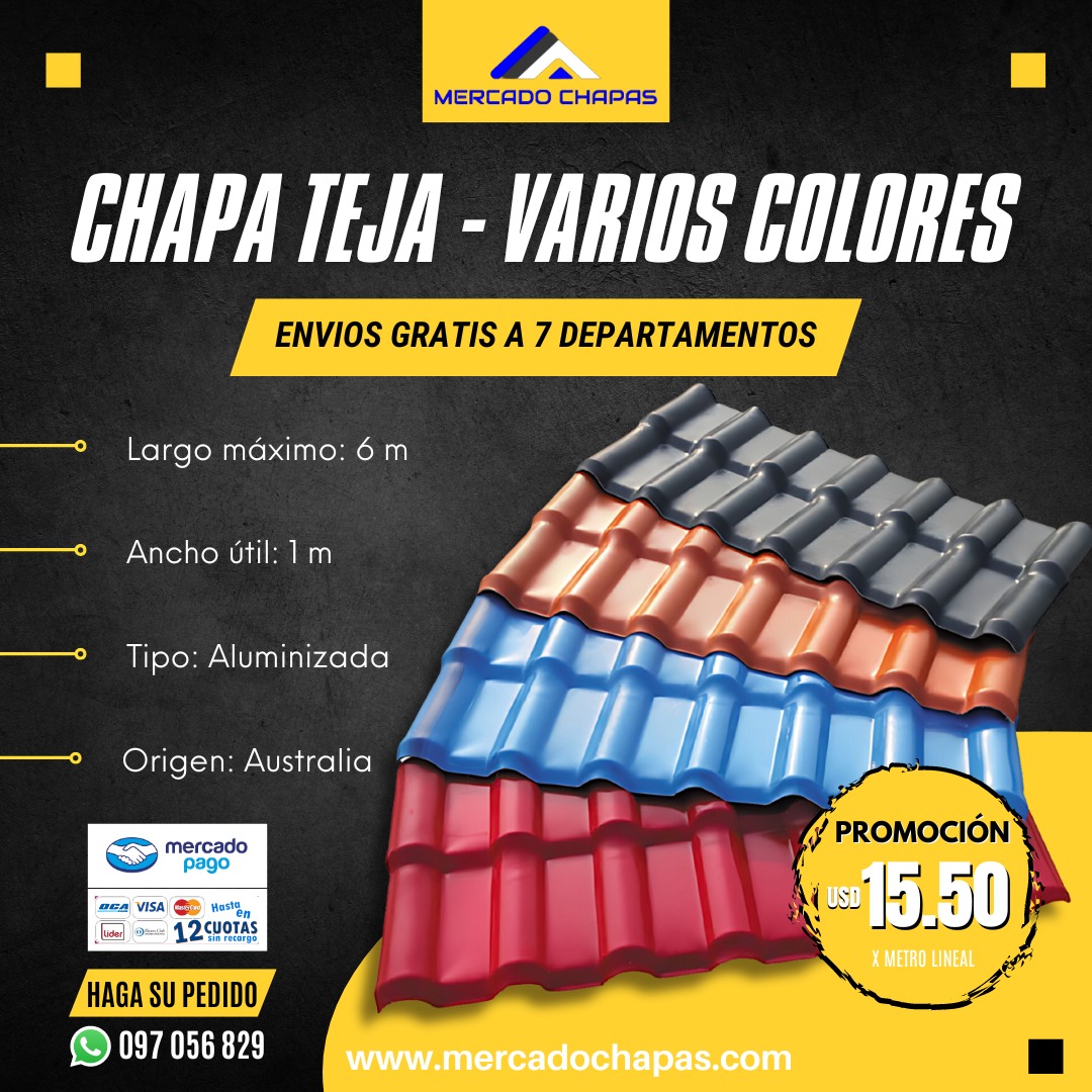 Chapa Trapezoidal o Acanalada Calibre. 24 – Mercado Chapas